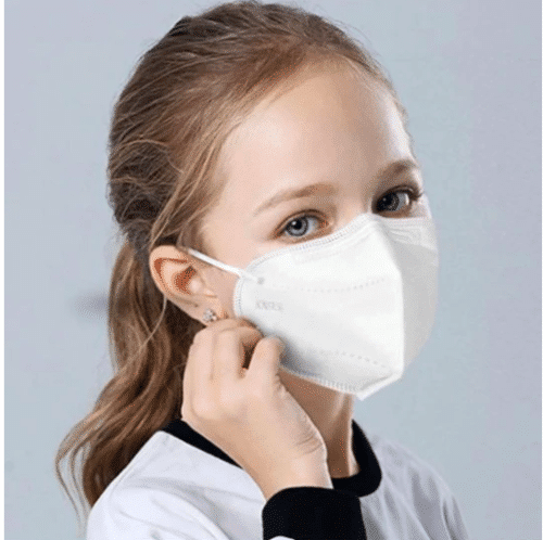 Kids KN95 Mask Adjustable Ear Loop | Ages 5 - 12 | Breathable & Soft