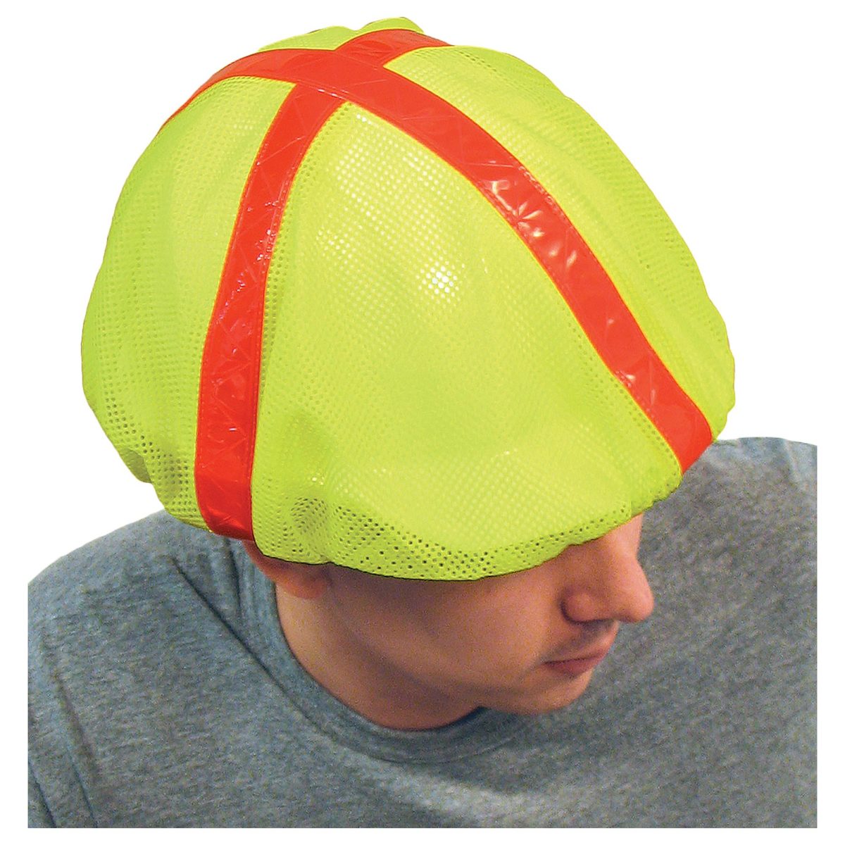 Aware Wear S291 Hi-Viz Lime Hard Hat Cover- Bag/3