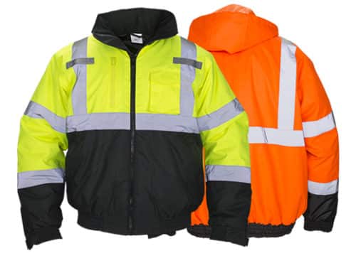 SAS Class 3 Hooded ANSI Rated Bomber Jacket | Safety Gear Pro
