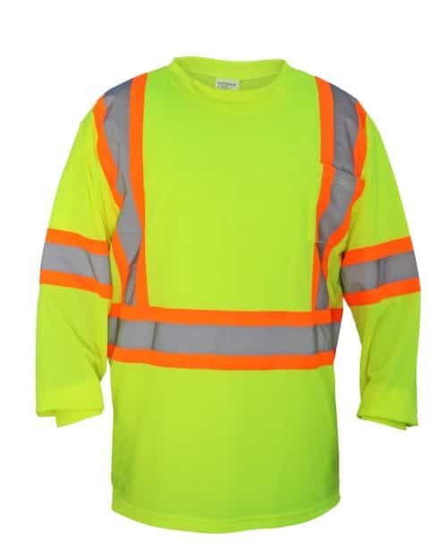 SAS Class 2 Long Sleeve ANSI Rated T-Shirt - SafetyGearPro.com