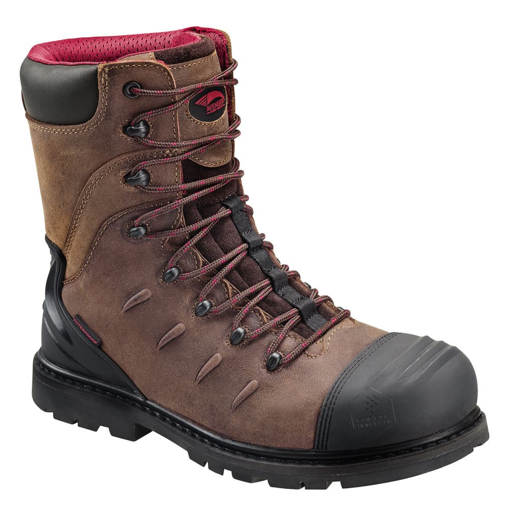 FSI Avenger 7555: Hammer Brown Carbon Toe WP PR 8" Work Boot ...
