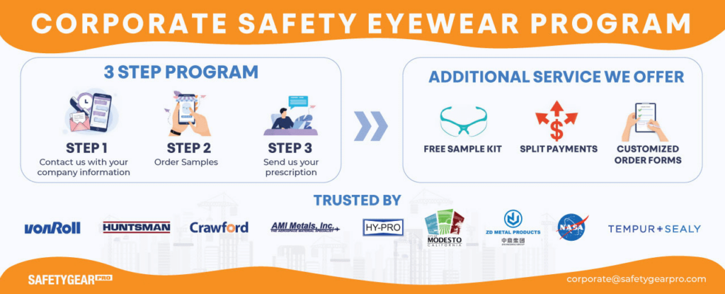 Corporate Safety Eyewear Program: Prescription Safety Glasses